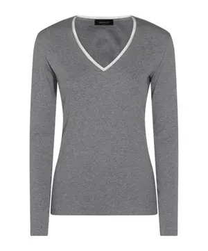 Fabiana Filippi V-neck Jumper - Grey
