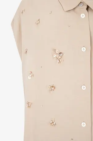 Fabiana Filippi Beaded Blouse Dress