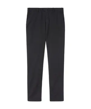 Loro Piana Belt-loop Casual Pants - Black Agate