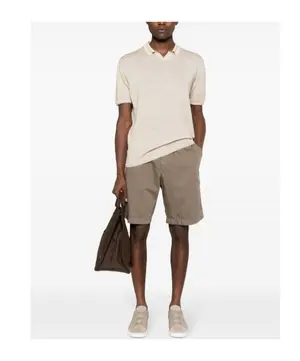 Zegna Cotton-blend Chino Shorts