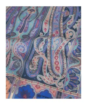 Etro Fringed Paisley Scarf