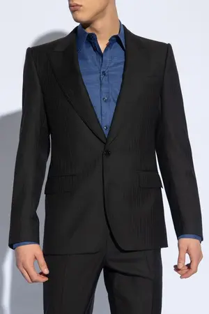 Dolce & Gabbana Dolce Gabbana Herringbone Single-breasted Blazer
