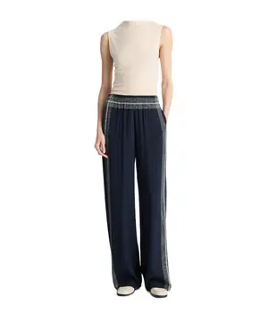 Vince Elasticated-waist Trousers - Black