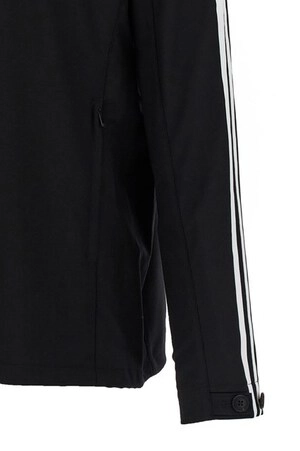 Y3 Logo Printed Zip-up Jacket With Straight Hem - Black