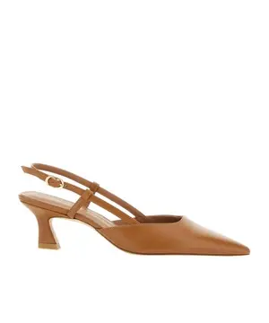 STUART WEITZMAN Pointed High Heel Sandals - Brown