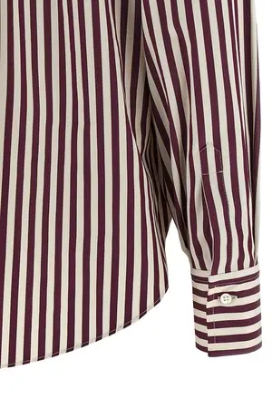 Brunello Cucinelli Striped Long Sleeved Shirt