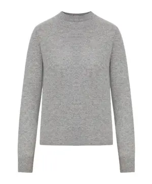Max Mara Folk Crewneck Knitted Jumper - Heather Grey