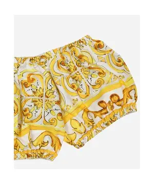 Dolce & Gabbana Dolce Gabbana Majolica Printed Cropped Top