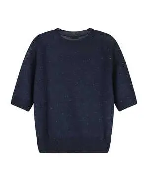 Brunello Cucinelli Sequined Short-sleeve Jumper