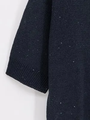 Brunello Cucinelli Sequined Short-sleeve Jumper