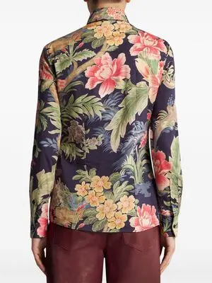 Etro Long-sleeved Printed Shirt