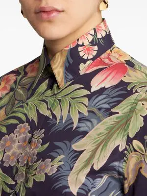 Etro Long-sleeved Printed Shirt