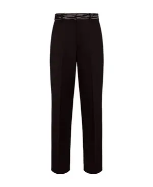 Missoni Pressed Crease Chino Trousers - Black