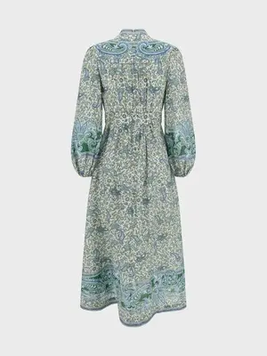 Zimmermann Ottie V-neck Maxi Dress