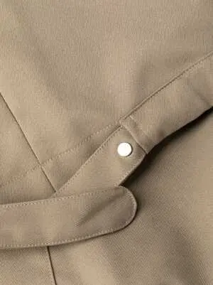 Off-White Beige Embroidered Cargo Trousers