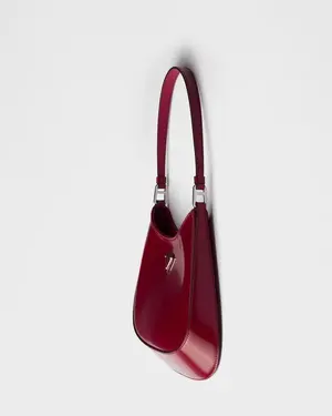 Prada Cleo Brushed Leather Shoulder Bag