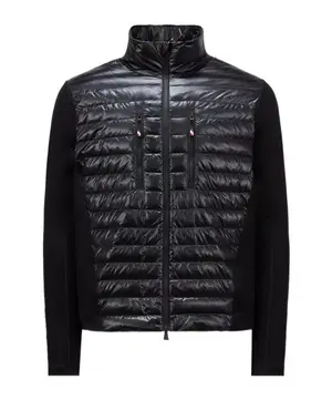 Moncler Padded Zip-up Sweatshirt - Black