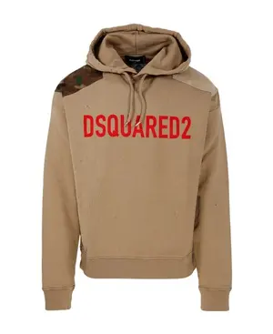 Dsquared2 Logo Print Hoodie - Green