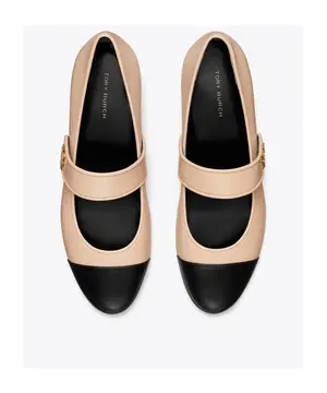 Tory Burch Cap-toe Mary Jane Ballet Flats