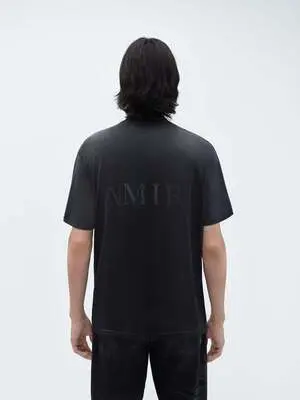Amiri Logo Printed Crewneck T-shirt