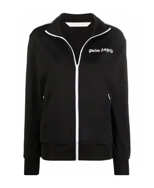 Palm Angels Side-stripe Track Jacket - Black
