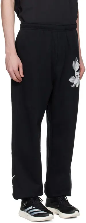 Y3 Graphic-printed Trousers