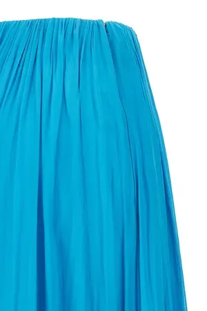 LANVIN Ruffled Hem Pleated Skirt