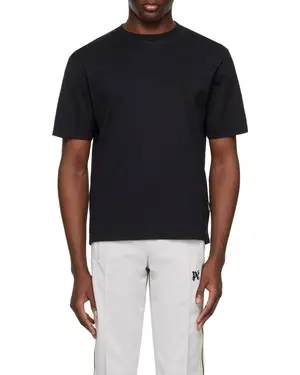 Palm Angels Monogram Embroidered Crewneck T-shirt