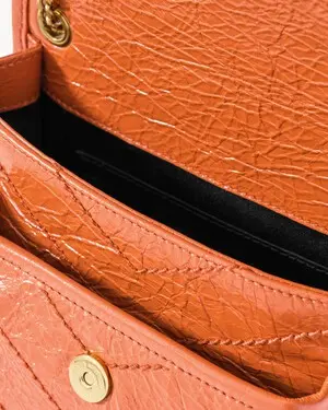 Saint Laurent Niki Mini Vintage Leather Shoulder Bag