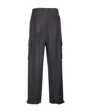 Off-White Wide Leg Cargo Trousers