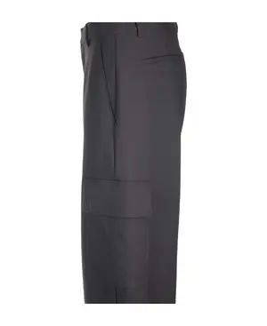 Off-White Wide Leg Cargo Trousers