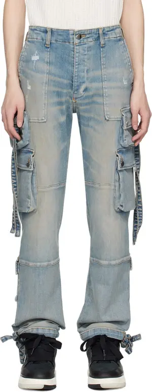 Amiri Distressed Cargo Jeans