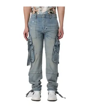 Amiri Distressed Cargo Jeans