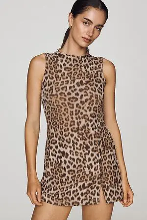 Bardot Andrie Mi Dress - Leopard