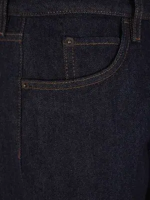 Loro Piana Cashmere Jeans With Logo Patch - Shadow Blue