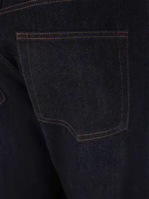 Loro Piana Cashmere Jeans With Logo Patch - Shadow Blue
