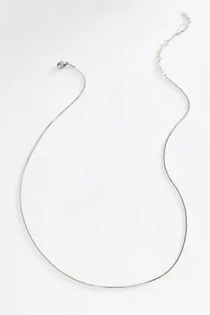 Anthropologie Delicate Cha Necklace - Silver