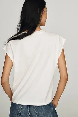 Anthropologie Kit Agar Graphic Cotton T-shirt