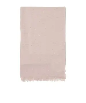 Fabiana Filippi Glitter Scarf - Nude