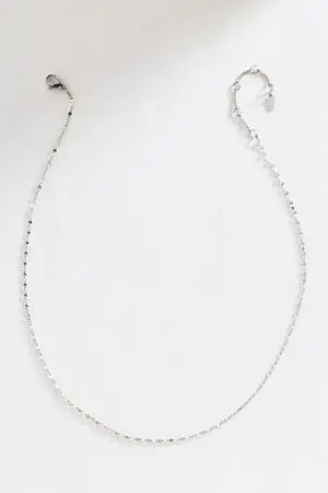 Anthropologie Delicate Cha Necklace - Silver