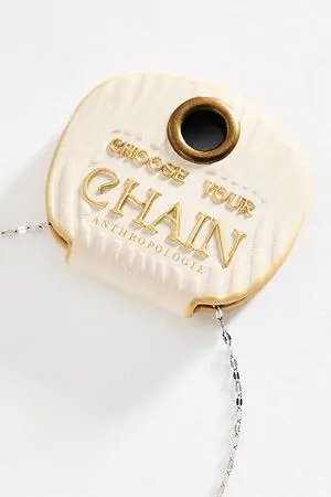 Anthropologie Delicate Cha Necklace - Silver