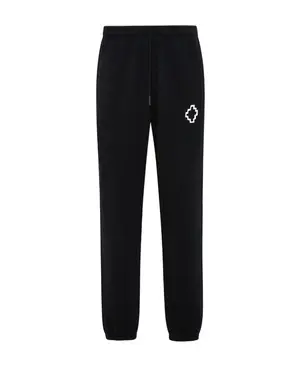 MARCELO BURLON COUNTY OF MILAN Tempera Cross Sweatpants - Black