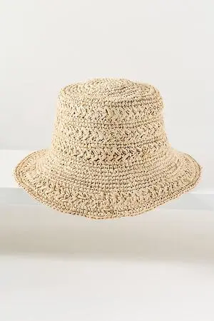WYETH Sigrid Raffia Bucket Hat