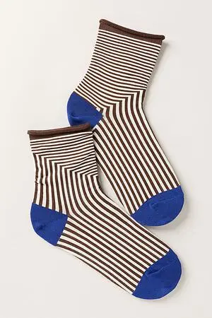 Hansel From Basel Corbusier Crew Socks - Brown