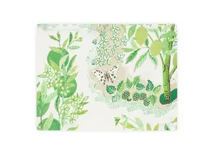 MATOUK Schumacher Citrus Garden Placemats - Grass