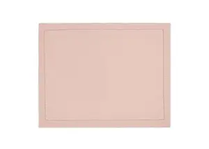 MATOUK Valentina Hemstitch Placemats Pink