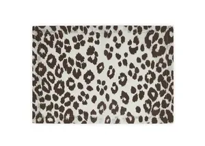 MATOUK Schumacher Iconic Leopard Placemats - Cinder