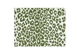 MATOUK Schumacher Iconic Leopard Placemats - Green