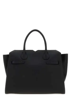 VALEXTRA Leather Medium Milano Shopping Bag