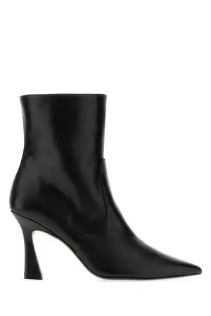 STUART WEITZMAN Leather Vinnie Ankle Boots - Black